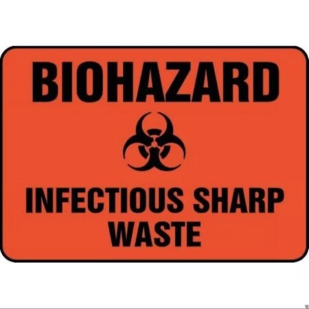 Accuform BIOHAZARD SAFETY SIGN INFECTIOUS MBHZ515XP MBHZ515XP | Zoro