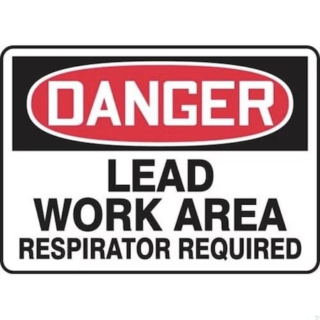 Accuform OSHA DANGER SAFETY SIGN LEAD WORK MCAW121XL MCAW121XL | Zoro