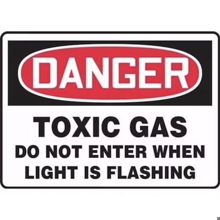 Accuform OSHA DANGER SAFETY SIGN TOXIC GAS MCHG042XT MCHG042XT | Zoro