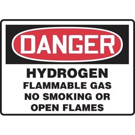Accuform OSHA DANGER SAFETY SIGN HYDROGEN MCHL156VA MCHL156VA | Zoro