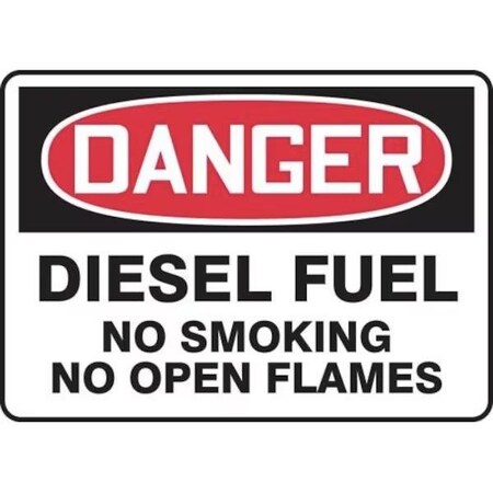 Accuform OSHA DANGER SAFETY SIGN DIESEL FUEL MCHL268XP MCHL268XP | Zoro