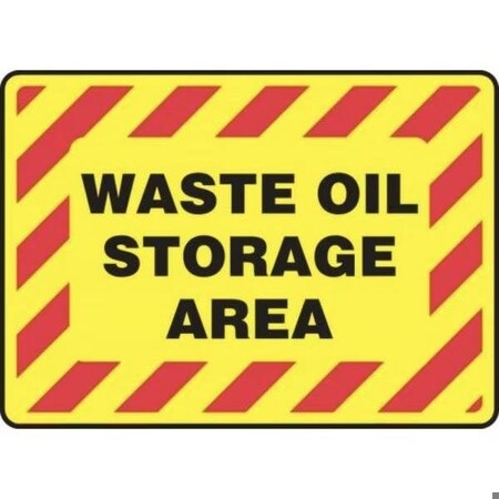 Accuform SAFETY SIGN WASTE OIL STORAGE AREA MCHL508XV MCHL508XV | Zoro
