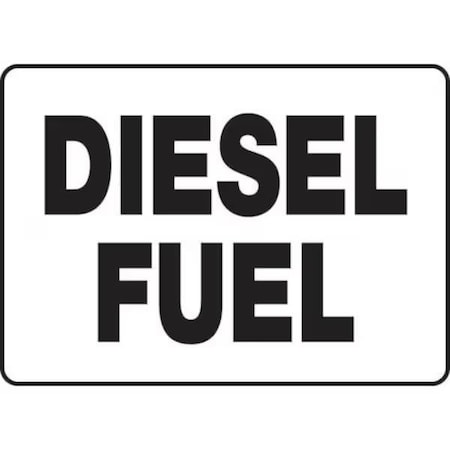 Accuform SAFETY SIGN DIESEL FUEL 7 in X 10 in MCHL545VA | Zoro