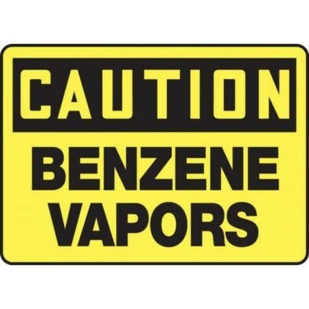 Accuform OSHA CAUTION SAFETY SIGN BENZENE MCHL608XT MCHL608XT | Zoro