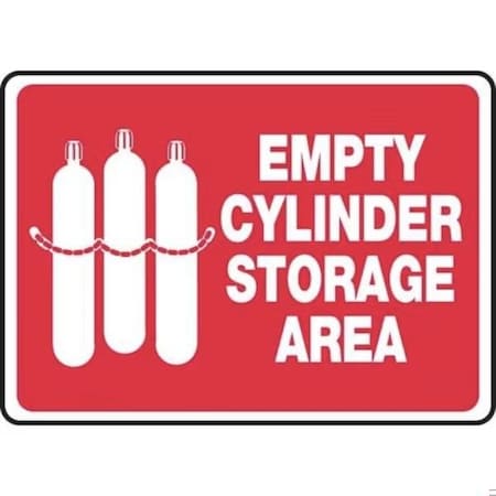 Accuform SAFETY SIGN EMPTY CYLINDER STORAGE MCPG510VA MCPG510VA | Zoro