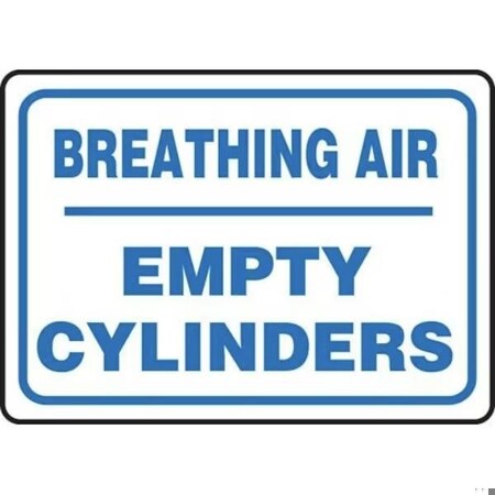 Accuform SAFETY SIGN BREATHING AIR EMPTY MCPG566XV MCPG566XV | Zoro