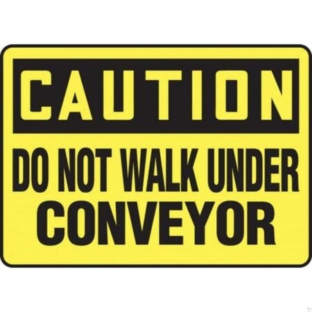 Accuform OSHA CAUTION SAFETY SIGN DO NOT WALK MECN611VA | Zoro