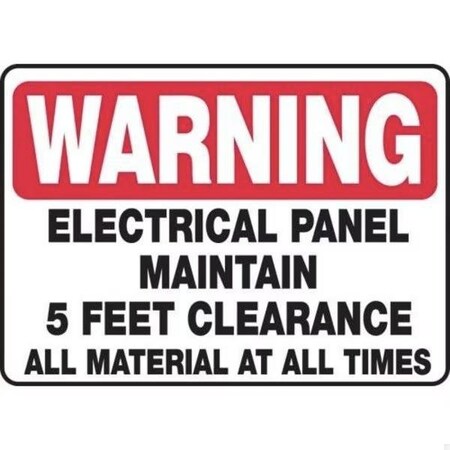 Accuform WARNING SAFETY SIGN ELECTRICAL PANEL MELC316XL | Zoro