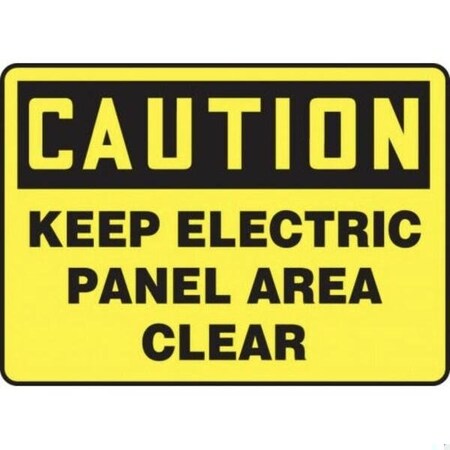 Accuform OSHA CAUTION SAFETY SIGN KEEP MELC600XP MELC600XP | Zoro