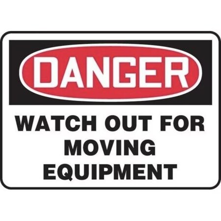 Accuform OSHA DANGER SAFETY SIGN WATCH OUT MEQD101VA MEQD101VA | Zoro