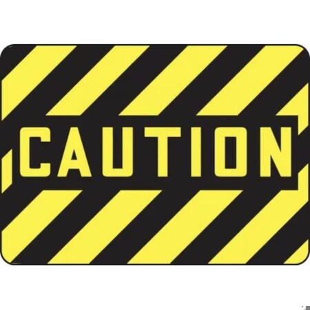 Accuform OSHA CAUTION SAFETY SIGN CAUTION 7 in MEQM666XT | Zoro