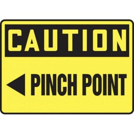 Accuform OSHA CAUTION SAFETY SIGN PINCH POINT MEQM708XP | Zoro