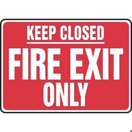 Accuform SAFETY SIGN KEEP CLOSED FIRE EXIT MEXT575VP MEXT575VP | Zoro
