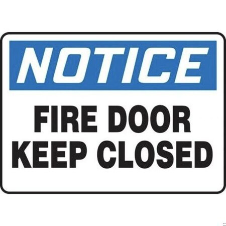 Accuform OSHA NOTICE SAFETY SIGN FIRE DOOR MEXT806XP MEXT806XP | Zoro