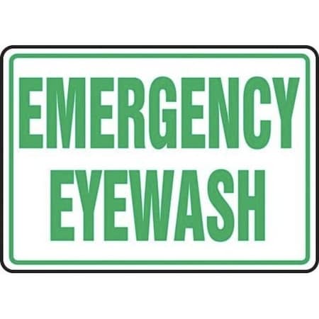 Accuform Emergency Eyewash, Accu-Shield, 10 in x 14 in, Mounting Holes ...