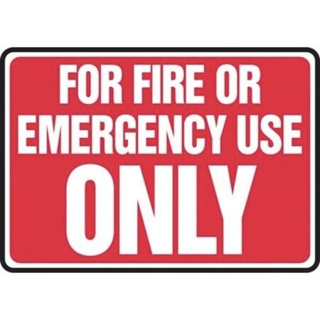 Accuform SAFETY SIGN FOR FIRE OR EMERGENCY MFXG437VA MFXG437VA | Zoro