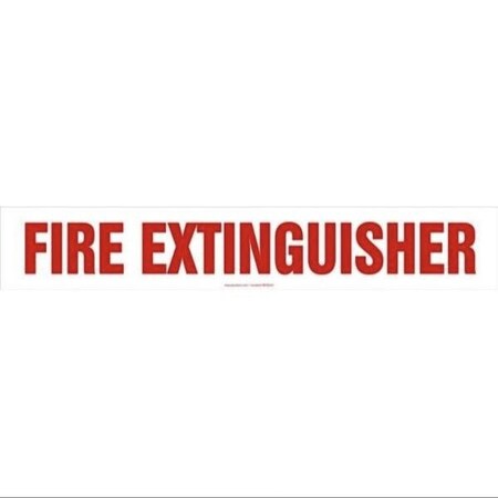 Accuform SAFETY SIGN FIRE EXTINGUISHER 4 in X MFXG441XT | Zoro