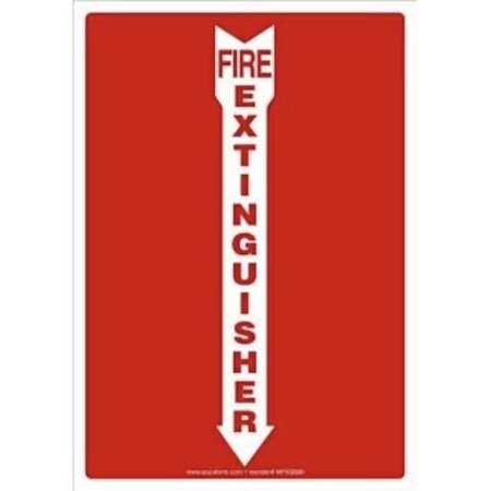 Accuform SAFETY SIGNS FIRE EXTINGUISHER 10 X MFXG500VA MFXG500VA | Zoro