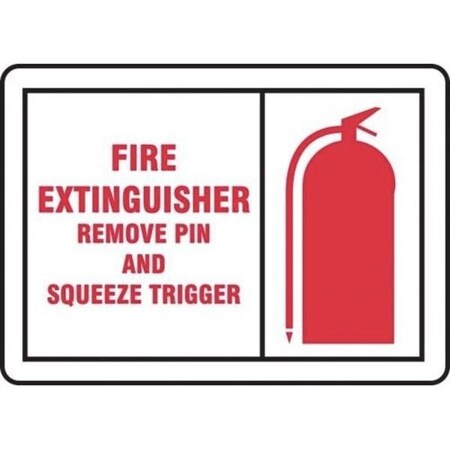 Accuform SAFETY SIGN FIRE EXTINGUISHER MFXG600XP MFXG600XP | Zoro