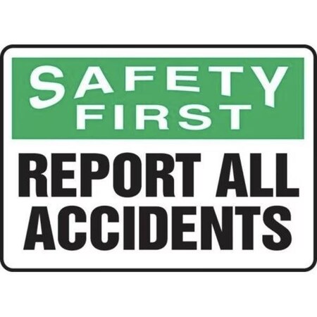 Accuform OSHA SAFETY FIRST SAFETY SIGN MGNF908XL MGNF908XL | Zoro