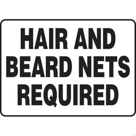 Accuform SAFETY SIGN HAIR AND BEARD NETS MHSK561XT MHSK561XT | Zoro