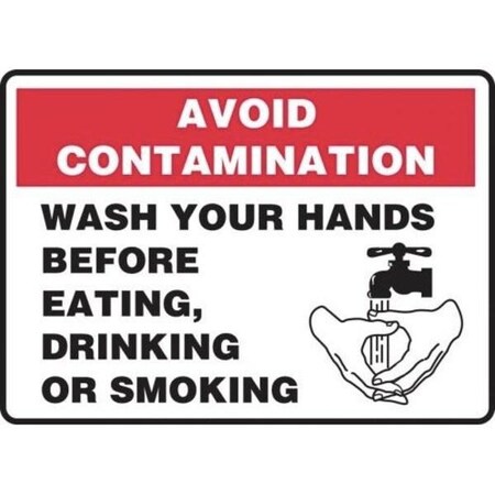 Accuform Safety Sign AVOID CONTAMINATION MHSK967XV MHSK967XV | Zoro