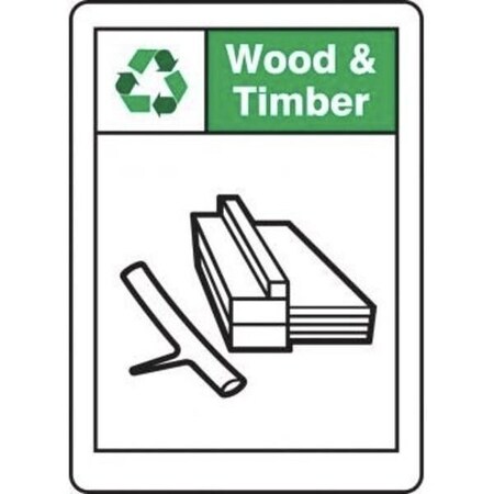 Accuform SAFETY SIGNS WOOD AND TIMBER 10 in X 7 in MPLR707XT | Zoro