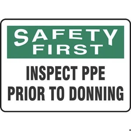 Accuform OSHA SAFETY FIRST SAFETY SIGN MPPA918VA MPPA918VA | Zoro