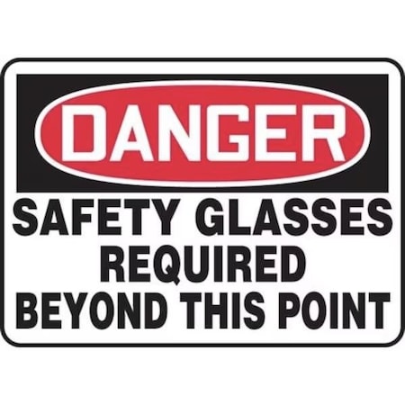 Accuform OSHA DANGER SAFETY SIGN SAFETY MPPE003XP MPPE003XP | Zoro