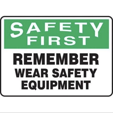 Accuform OSHA SAFETY FIRST Safety Sign MPPE930XL MPPE930XL | Zoro