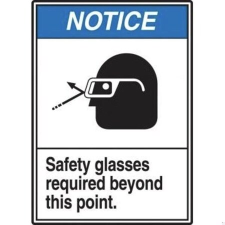 Accuform ANSI NOTICE SAFETY SIGN SAFETY MRPE808VP MRPE808VP | Zoro