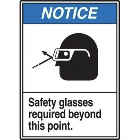 Accuform ANSI NOTICE Safety Sign SAFETY MRPE808XP MRPE808XP | Zoro