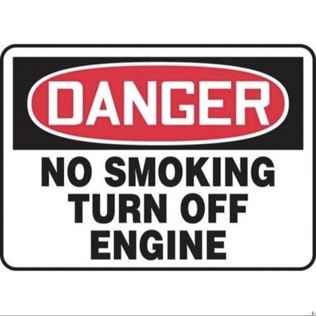 Accuform OSHA DANGER SAFETY SIGN NO SMOKING MSMK052XP MSMK052XP | Zoro