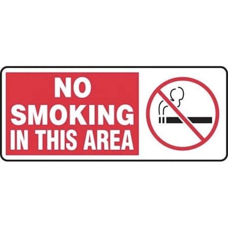 Accuform Safety Sign STOP ENGINE NO SMOKING MSMK574VP MSMK574VP | Zoro