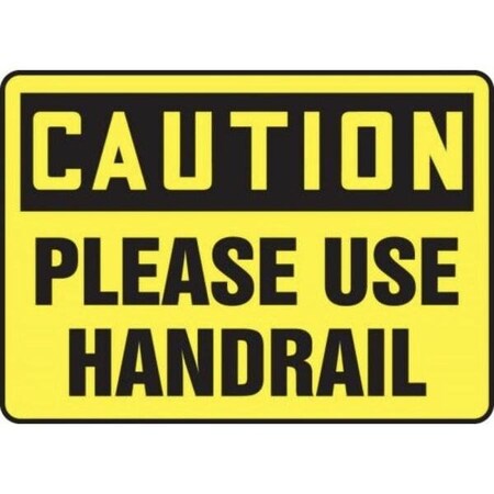 Accuform OSHA CAUTION SAFETY SIGN PLEASE USE MSTF603VA MSTF603VA | Zoro