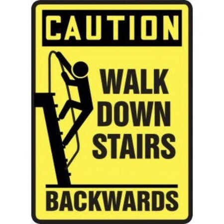 Accuform OSHA CAUTION SAFETY SIGN WALK DOWN MSTF605XL MSTF605XL | Zoro