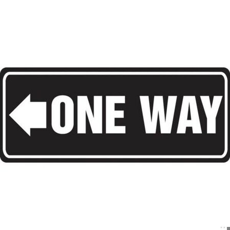 Accuform Safety Sign ONE WAY 7 in x 17 in MVHR421XP MVHR421XP | Zoro