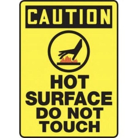 Accuform OSHA CAUTION SAFETY SIGN HOT SURFACE MWLD606VP | Zoro