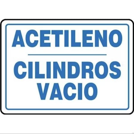Accuform Safety Sign ACETYLENE EMPTY SHMCPG562XP SHMCPG562XP | Zoro
