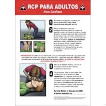 Accuform SAFETY POSTERS ADULT CPR CARDIAC SHMFSD609VA SHMFSD609VA | Zoro