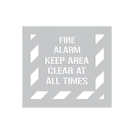 Accuform Floor Marking Stencil PMS324 | Zoro