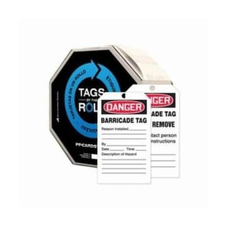 Accuform Danger, PF-Cardstock, 6-5/8 in Width, 3-5/8 in Height TAR158 ...