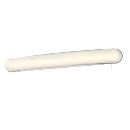 Afx Curve 48'' LED Overbed Wall Light - Satin Nickel CURB48L30ENSN | Zoro