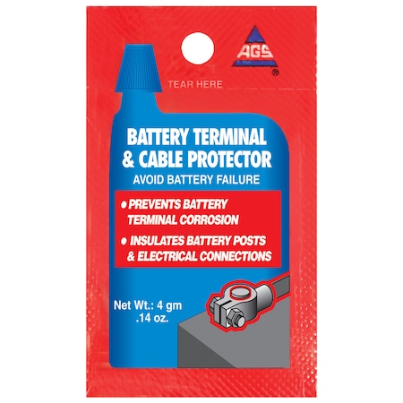 Ags Battery Terminal Protector Dielectric Grease, 4gm, PK25 BT1-B25 | Zoro