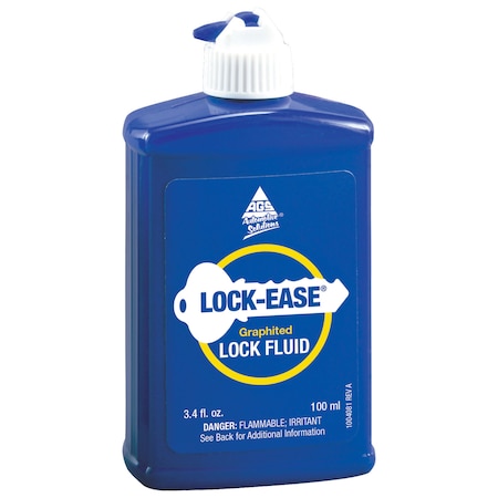 Ags Lock Eease Graphite Lock Fluid 3.4 oz LE-4 | Zoro