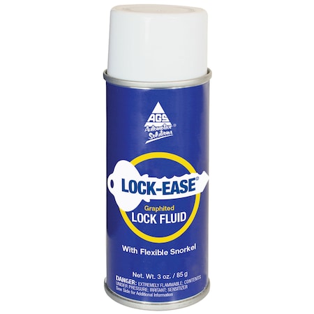 Ags Lock-Ease Graphite Lubricant, 3 oz Aersol LE-5 | Zoro