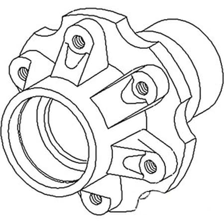 Aftermarket New Front Wheel Hub Fits Case-IH Tractor Models H84 484 485 ...