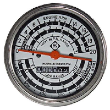 Aftermarket Tachometer Tach Gauge Fits Allis Chalmers AC Tractor D17 ...