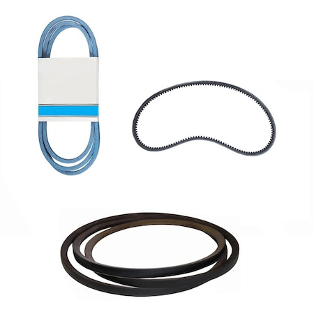 Aftermarket New Set of 2 Alternator Generator Belts Made Fits Case-IH ...
