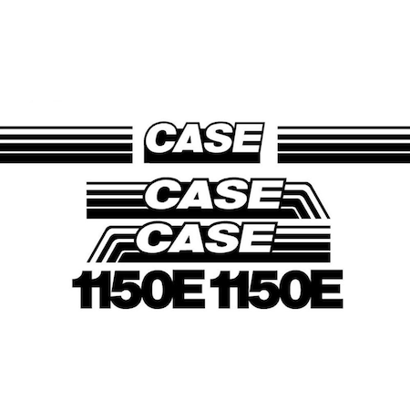 Aftermarket Whole Machine Decal Set Fits Case Crawler Dozer 1150E NS ...